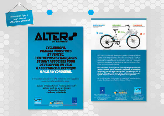 Flyers pour BMS PowerSafe et l’Alterbike | StudioXine Communication